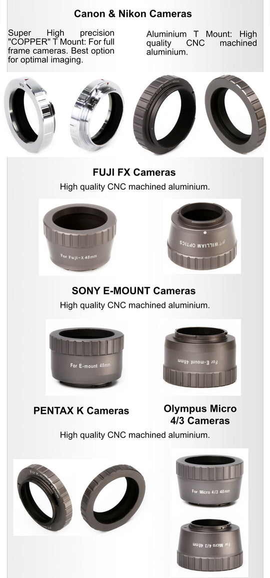 William Optics T mounts — ProAstroz